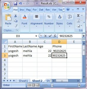 Using excel as database using vb.Net Or excel and VB.Net – Techsapphire