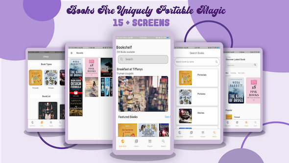 BookShelf Flutter Android app - Techsapphire