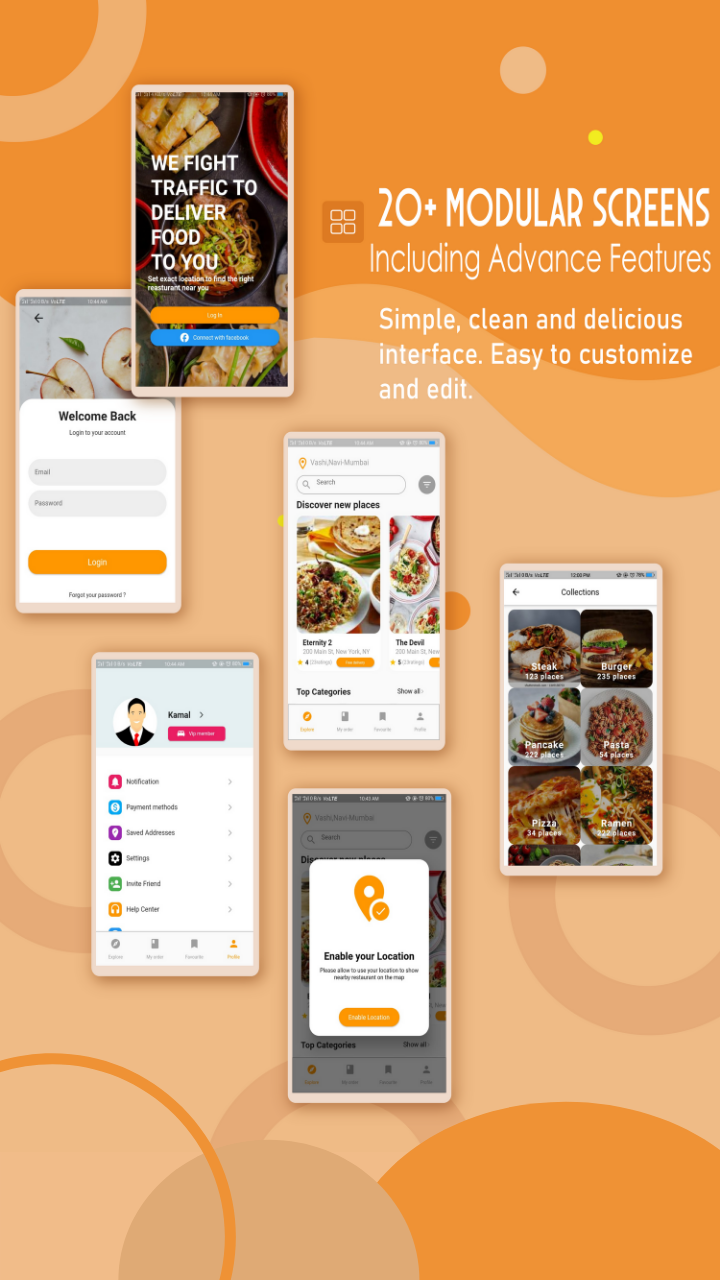 Food Corridor- Flutter Android Food App – Techsapphire